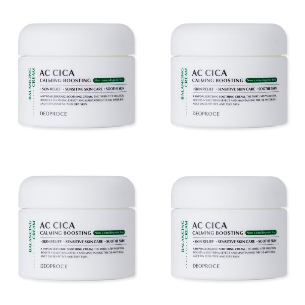 Deoproce AC Cica Calming Boosting Balancing Cream 50g*4Pcs – LIPTAIL