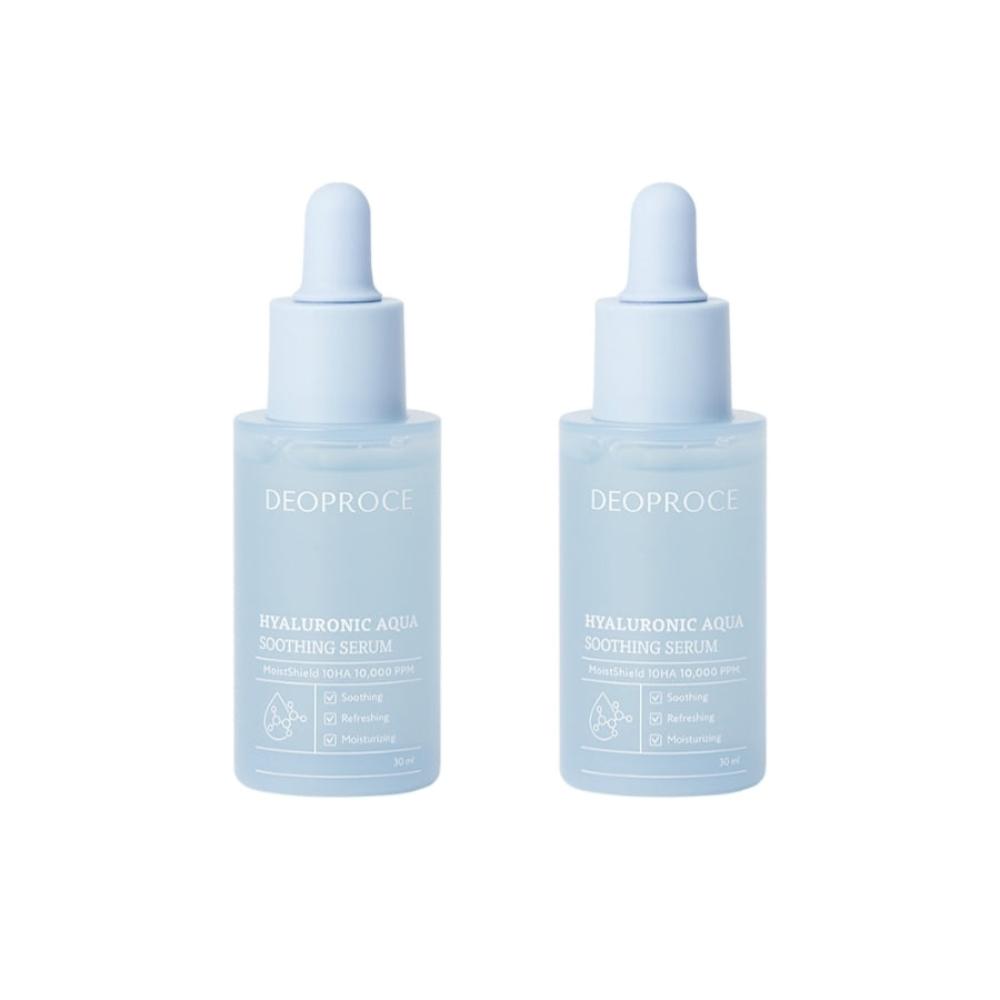 Deoproce Hyaluronic Aqua Soothing Serum 30ml*2Pcs – LIPTAIL