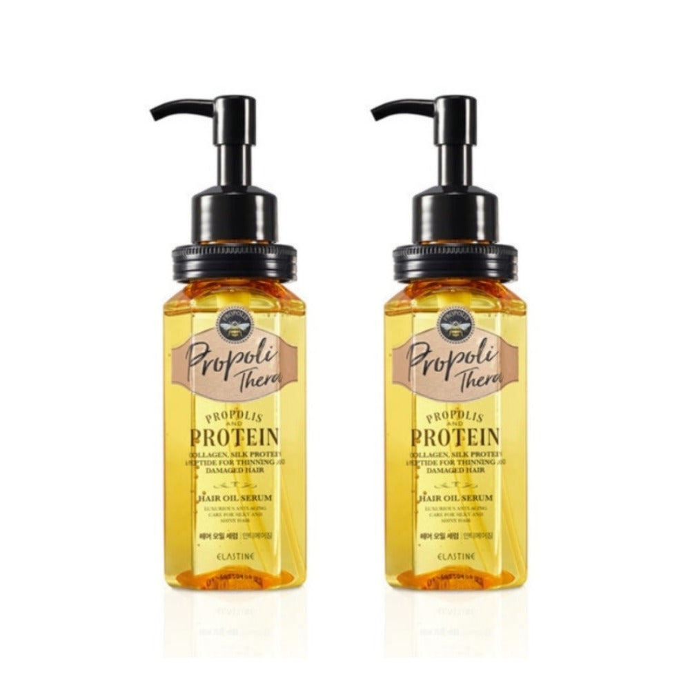Elastine Propoli Thera Propolis Protein Hair Oil Serum 170ml*2Pcs – LIPTAIL
