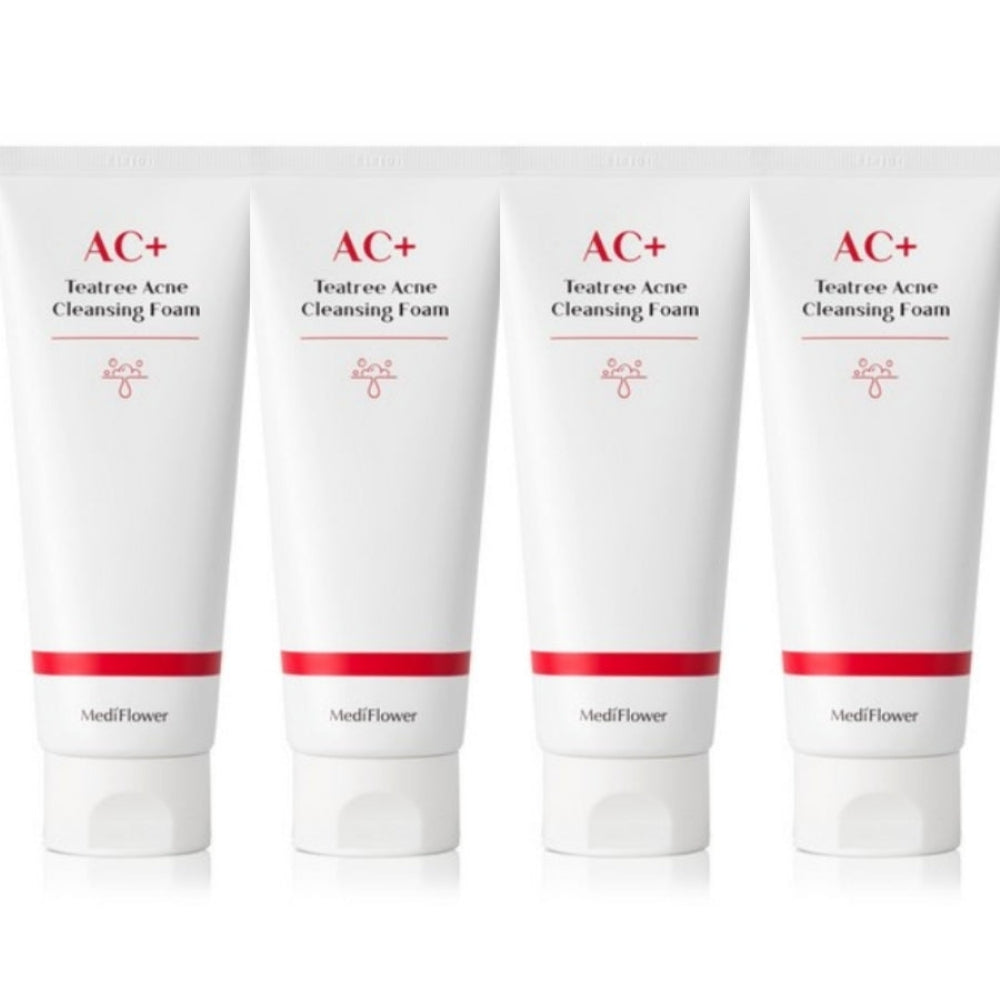 Medi Flower AC+ Teatree Acne Cleansing Foam 150ml*4Pcs – LIPTAIL