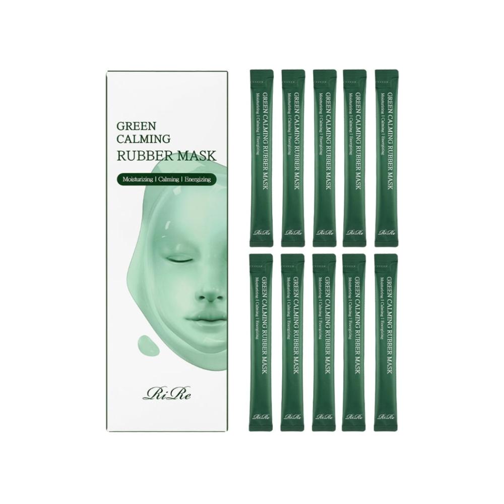 RiRe Green Calming Rubber Mask Pack 15g*10ea – LIPTAIL